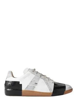 MAISON MARGIELA Taped Replicain Sneakers - Off White/black