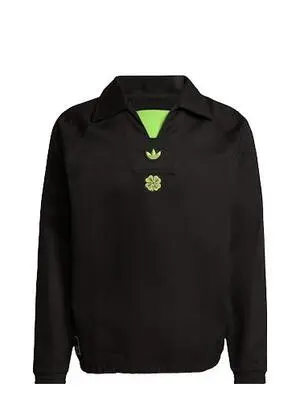 Adidas Celtic Fc Terrace Icons Drill Sweatshirt - Black