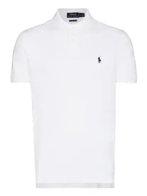 Polo Ralph Lauren Short Sleeve Custom Slim Fit Polo - White
