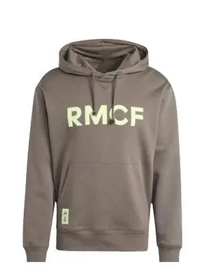 Adidas Real Madrid Seasonal Hoodie - Utility Grey Almost Lime