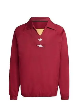 Adidas Arsenal Terrace Icons Drill Sweatshirt - Team Coll Burgundy
