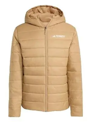 Adidas Essentials Climawarm Insulated Hooded Jacket - Cardboard