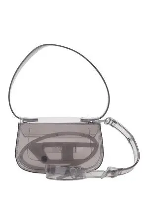 DIESEL 1dr Shoulder Bag - Clear Black