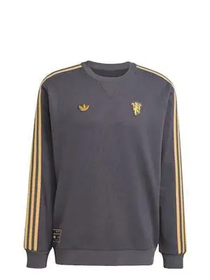 Adidas Terrace Icons Sweatshirt - Manchester United Utility Black