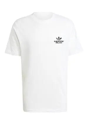 Adidas Milan Superstar Graphic T-shirt - White