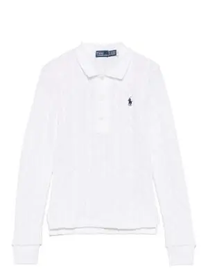Polo Ralph Lauren Long Sleeve Polo Shirt - White