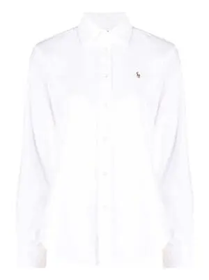 Polo Ralph Lauren 40/1 Ctn Oxford Ls Shirt - White