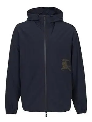 Burberry Hooded Jacket - Navy Blue