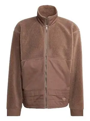 Adidas Premium Essentials Polar Fleece Full-zip Jacket - Earth Strata