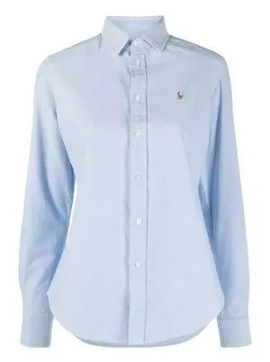 Polo Ralph Lauren Long Sleeve Button Down Shirt - Blue