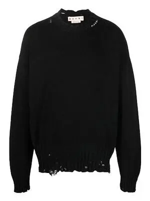 Marni Crewneck Sweatshirt Sweater - Black