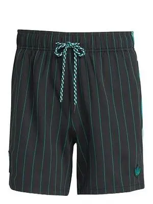 Adidas Liverpool Fc Terrace Icons Shorts - Black Sea Green
