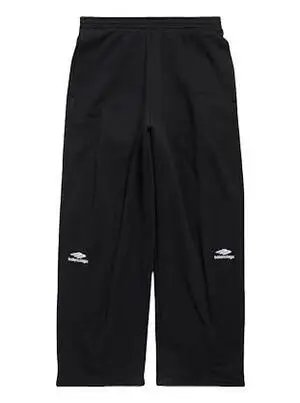 Balenciaga 3b Sports Icon Fleece Sweatpants - Washed Black