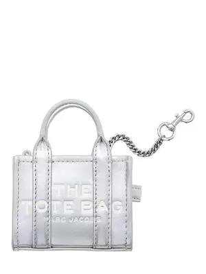 Marc Jacobs Nano Tote Charm Bag - Silver