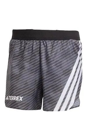Adidas Terrex Techrock Allover Print Shorts - Black