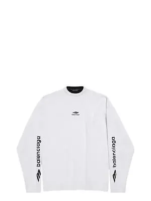 Balenciaga 3b Sports Icon Ski Crewneck Sweatshirt - White/black