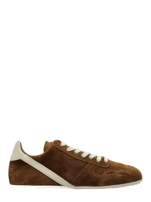 Rick Owens Concordians Minimal Sneakers - Chestnut/milk