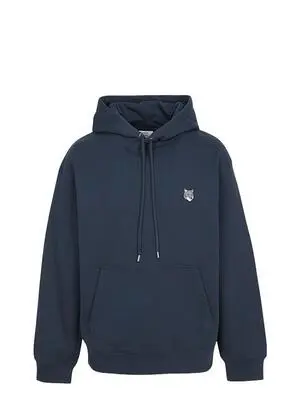 Maison Kitsuné Fox Head Hooded Sweatshirt - Navy Blue