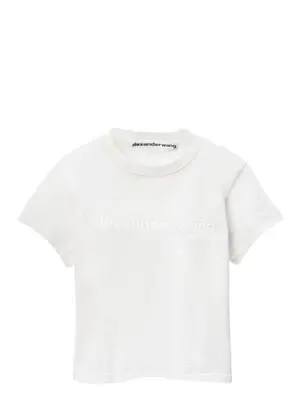 Alexander Wang Shrunken T-shirt - Vintage White