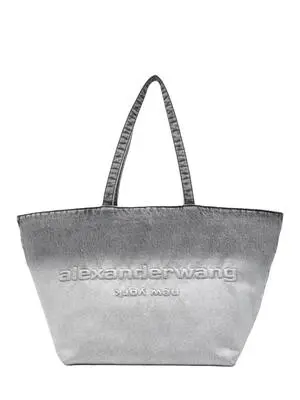 Alexander Wang Punch Tote Bag - Light Grey Aged/silver