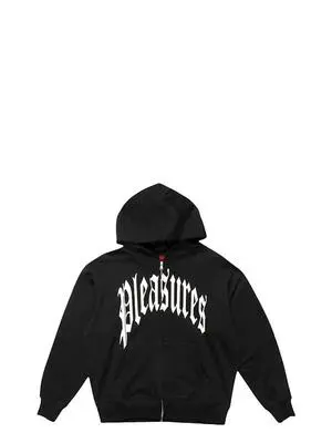 PLEASURES Twitch Zip Hoodie - Black