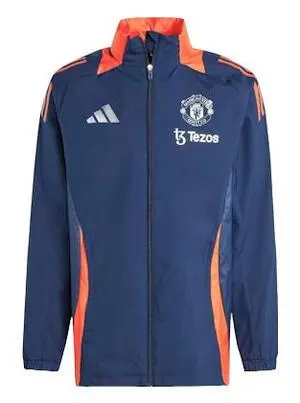Adidas Tiro 24 Allweather Jacket - Manchester United Night Indigo Bright Red