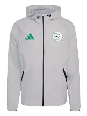 Adidas Algeria Tiro Tech Windbreaker Jacket - Team Light Grey