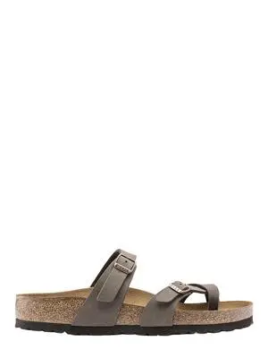 BIRKENSTOCK Mayari Birkibuc Sandals Stone