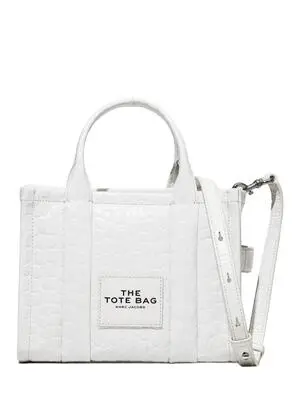 Marc Jacobs Croc Embossed Small Tote - Ivory