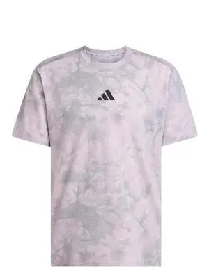 Adidas Primelift Graphic T-shirt - Ice Lavender Powder Plum Grey