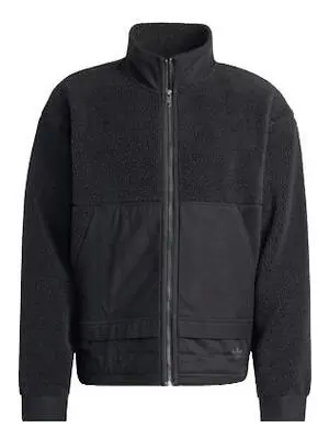 Adidas Premium Essentials Polar Fleece Full-zip Jacket - Black