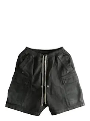 RICK OWENS Denim Cargobela Shorts