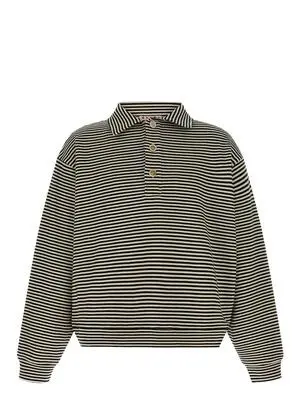 Marni Knitted Polo Shirt Roundneck Sweater - Satin Black