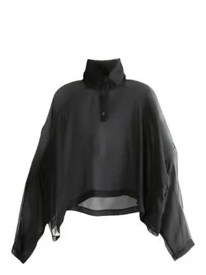 Rick Owens Jumbo Tabard Cropped T-shirt - Black