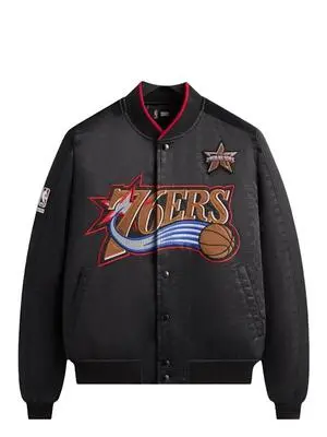 Kith Nba Allstar Philadelphia 76ers Bomber Jacket - Black