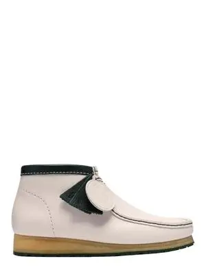 Clarks Originals Wallabee Boot - White Leather