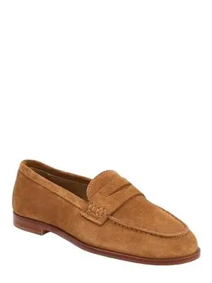 Bruno Magli Lixia Penny Loafer - Cognac Suede