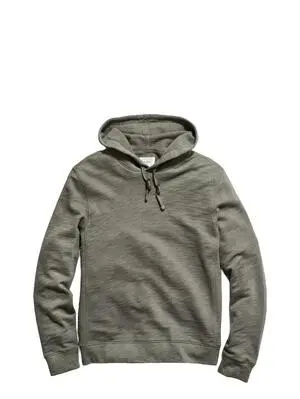 Billy Reid French Terry Hoodie - Washed Grey