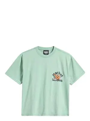 MARKET Chill In The Net Graphic T-shirt - Green