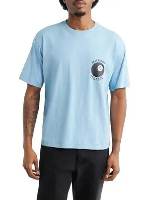 MARKET Eight Ball Graphic T-shirt - Blue