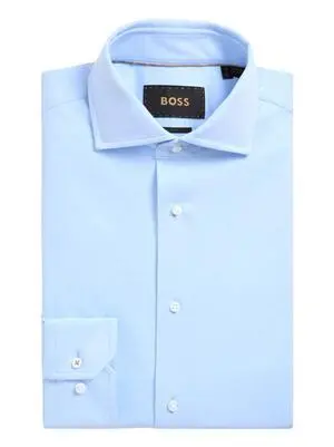 BOSS Hays Kent Dress Shirt - Open Blue