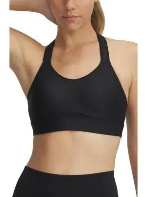 Under Armour Infinity High Strappy Sports Bra - Black//black