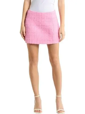 NAKED WARDROBE Tweed Miniskirt