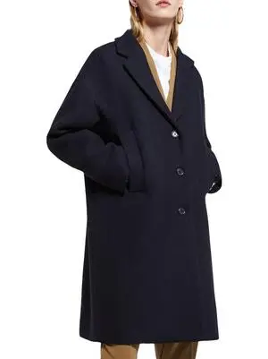 OTTOD'AME Wool-blend Midi Coat - Night