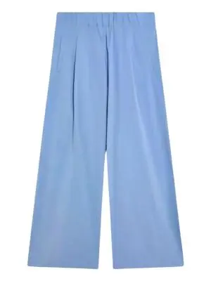 SEMICOUTURE Elasticated-waistband Trousers - Blue
