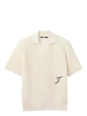 Jacquemus The J Knit Polo - Neutrals