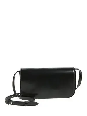 Jacquemus Le Curvo Leather Crossbody Bag - Black