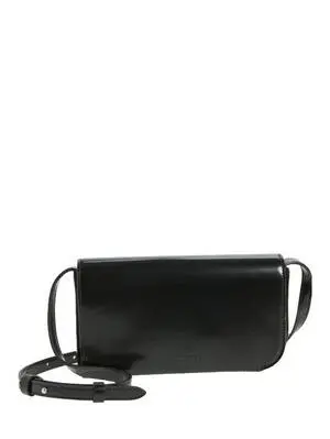 Jacquemus Le Curvo Leather Crossbody Bag - Black