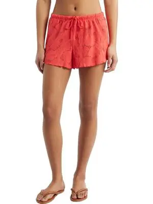 Rip Curl Oasis Cover-up Shorts - Deep Red