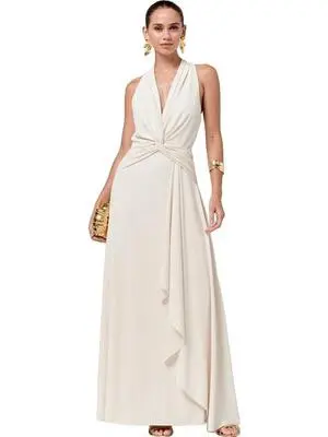 SAVEL Hennie Midi Dress - Ivory